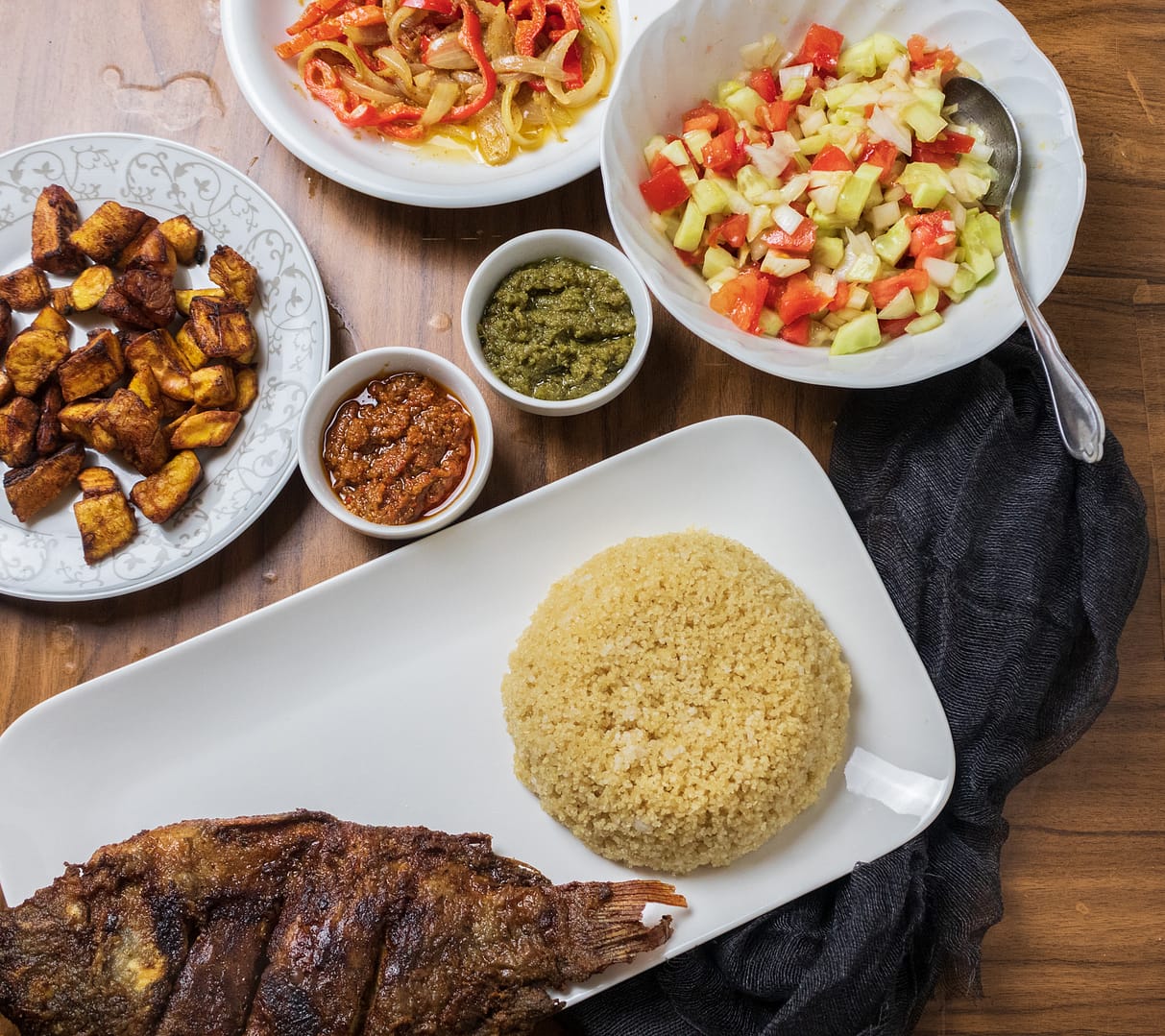 La meilleur Recette ivoirienne Attiéké Poisson | Garba | Kelianfood