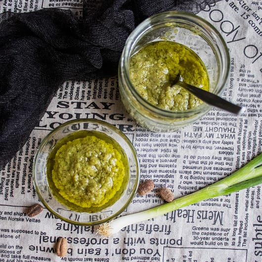 Sauce verte express | condiments verts pour poisson braisé! | Kelianfood