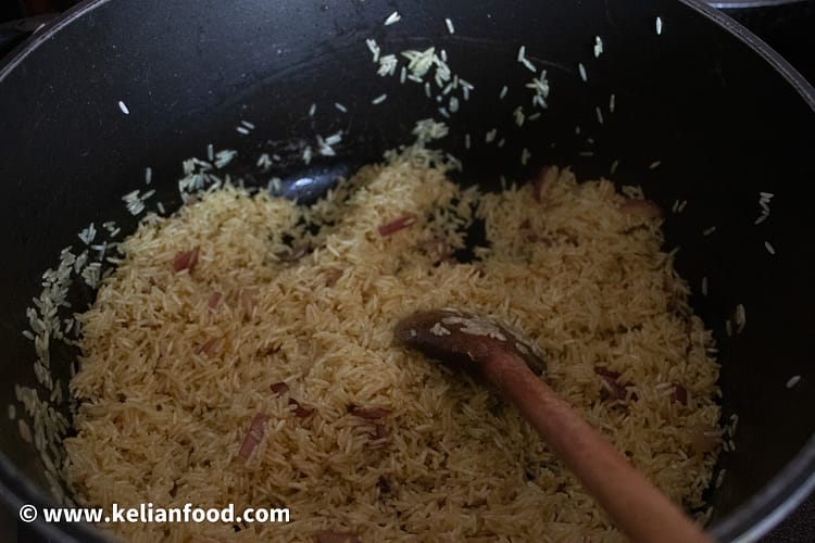 Recette facile avec du riz : Riz frit à la noix de coco! | Kelianfood