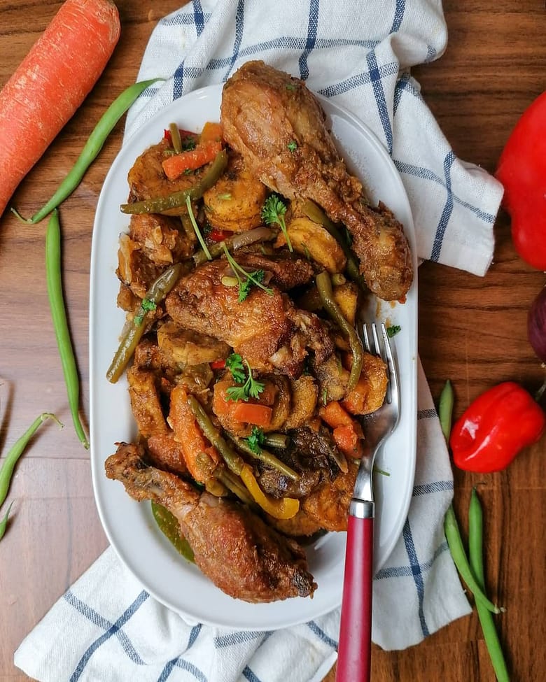La meilleure Recette du Poulet DG (avec la Dinde) | Kelianfood