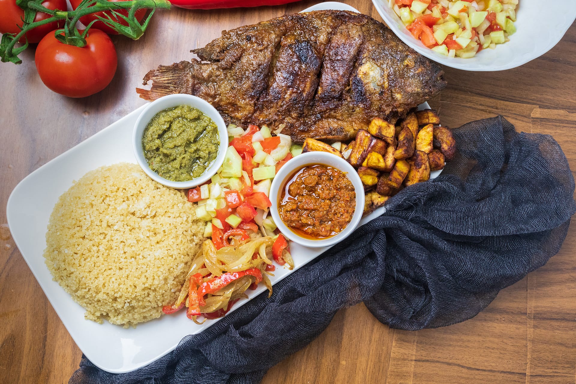 La meilleur Recette ivoirienne Attiéké Poisson | Garba | Kelianfood